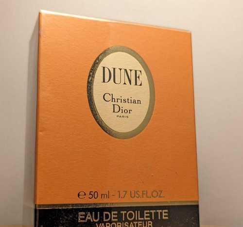 Christian Dior Dune EDT 50 мл винтаж 94 г. в слюде