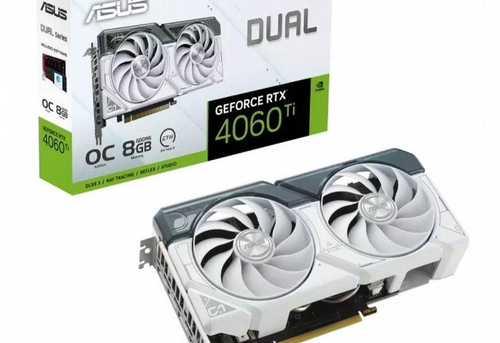 Новая видеокарта asus RTX 4060 TI 8GB white