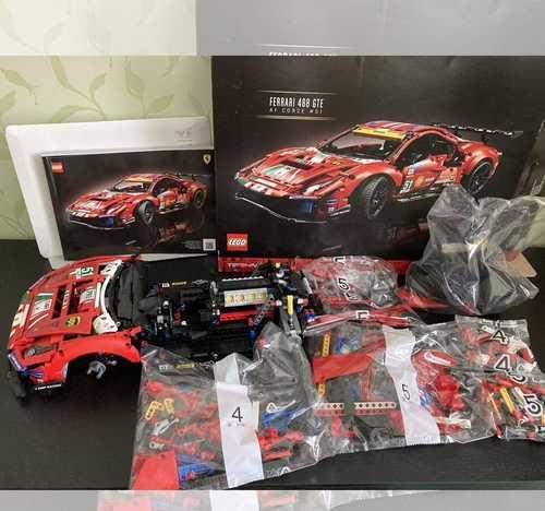 Оригинал Lego technic 42125 Ferrari 488 GTE