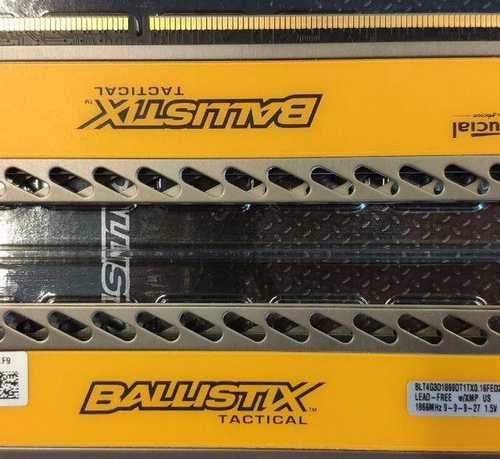 Crucial Ballistix ddr 3 8gb Набор озу