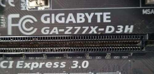 Материнская плата gigabyte