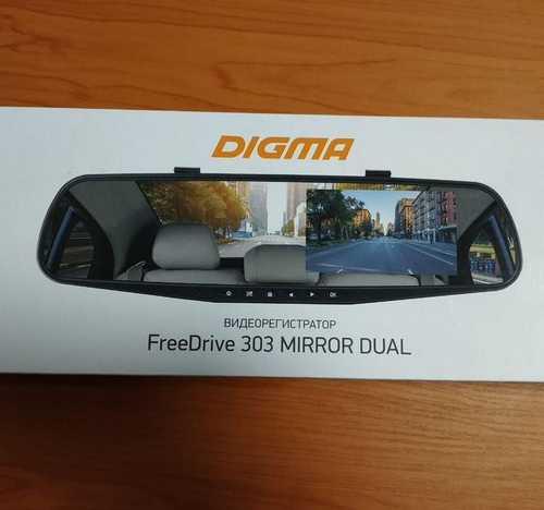 Видеорегистратор Digma FreeDrive 303 mirror dual