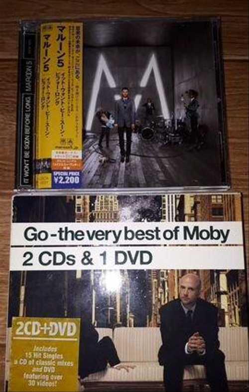 Продаю компакт -диски Moby & Maroon 5