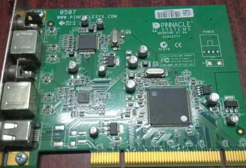 Карта видеозахвата Pinacle PCI