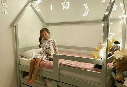 Выдвижная кровать-домик для детей: комфорт и уют