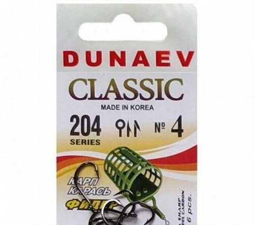 Крючок Dunaev Classic 204 # 4 (упак. 6 шт)