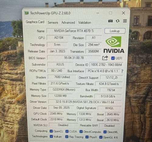 Rtx 4070ti tuf