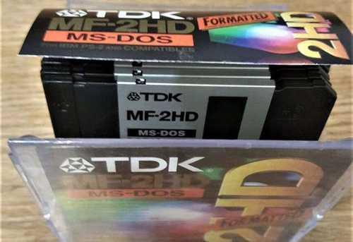 Floppy Disk Дискеты TDK MF новые - 2HD 8штук