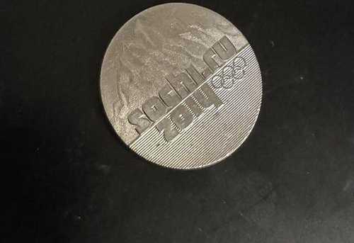 Монета олимпиада 2014 сочи наминал 25 рублей