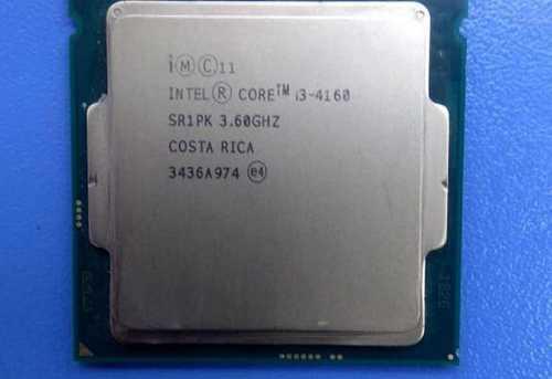 Процессор Intel Core i3 4160, 3600Мгц, s1150