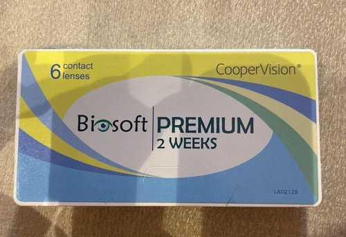 Линзы biosoft -1.50 (1,50) двухнедельные 6штук