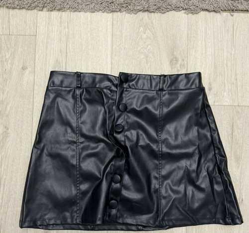 Кожаная юбка ASOS