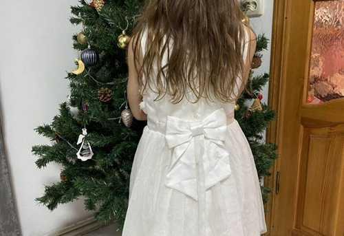 Платье для девочки на выпускной снежинки