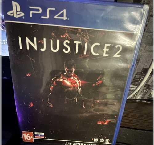 Игра Injustice 2 диск для ps4