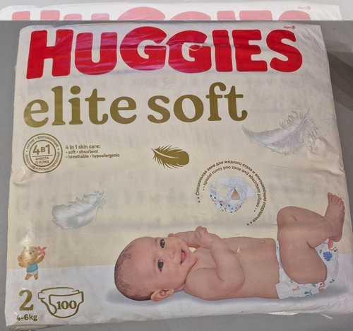 Подгузники huggies elite soft 2 хаггис элит софт