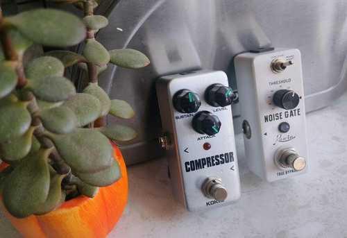 Педали Эффектов гитары (Noise gate, Compressor)