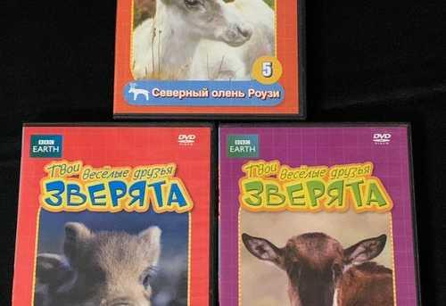 DVD-диски для детей твои веселые зверята BBC