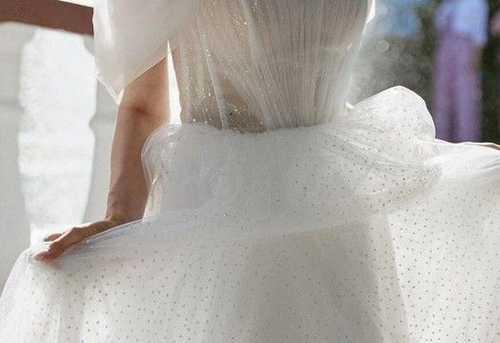 Свадебное платье со шлейфом Promessa Renata 42-44