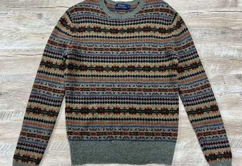 Мужской шерстяной свитер пуловер Ralph Lauren