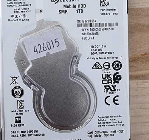 Жесткий диск seagate 1tb
