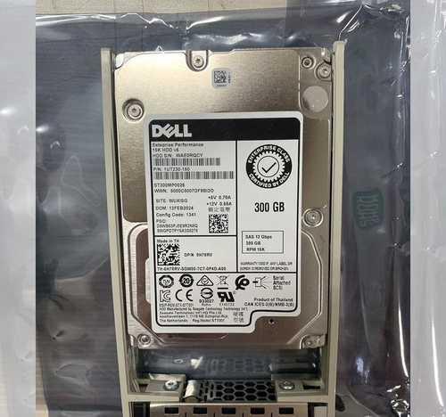 Жесткий диск dell 300GB 15K RPM SAS 400-asgq