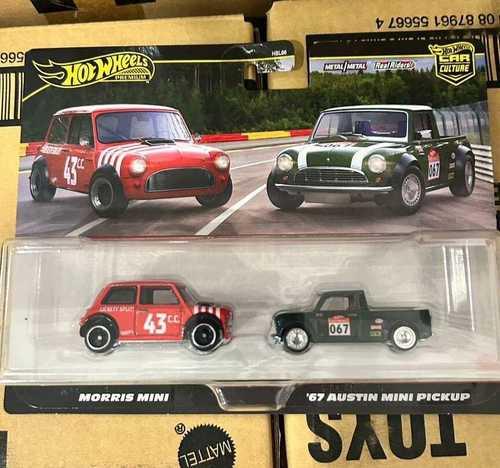 Hot wheels premium morris mini   austin mini