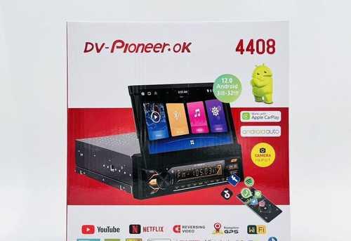 Автомагнитола Pioneer 4408 с выдвижным экраном