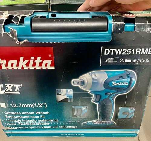 Гайковерт ударный аккумуляторный Makita DTW251RME