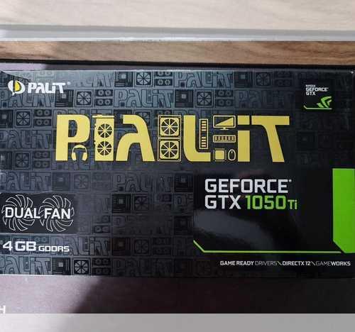 Видеокарта Palit GTX 1050 Ti 4Gb