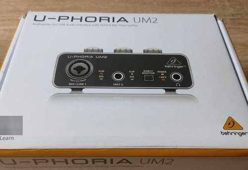 Внешняя звуковая карта usb behringer u-foria UM2