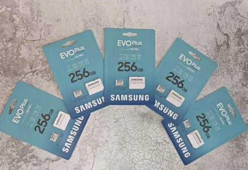 Карта памяти Samsung EVO Plus microSD 256Gb