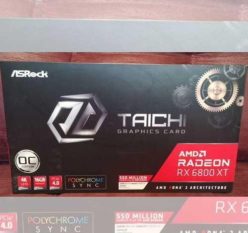 Видеокарта rx 6800 xt ASRock taichi