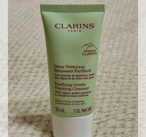 Clarins очищающий крем пенка