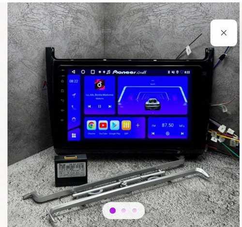 Магнитола 2 din android на Volkswagen polo