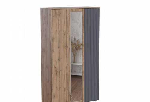 Шкаф серый лофт новый трехдверный ikea-стиль