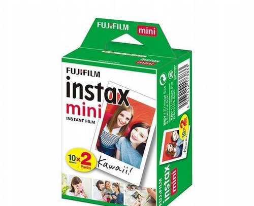 Кассеты Fuji Instax Mini (картриджи, 20 фото)