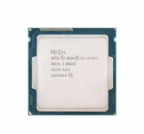 Процессор Intel Xeon E3 1270v3