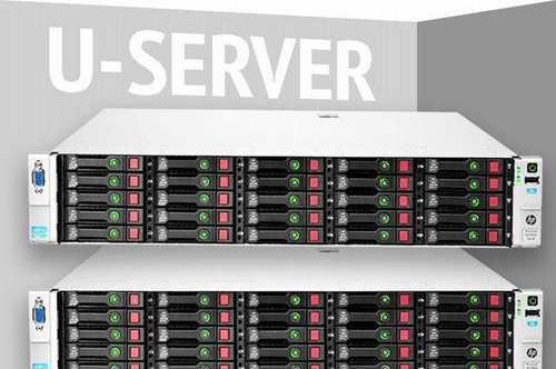 Сервер HP DL380p G8 25SFF 2x2667v2 16Gb p420i 1Gb