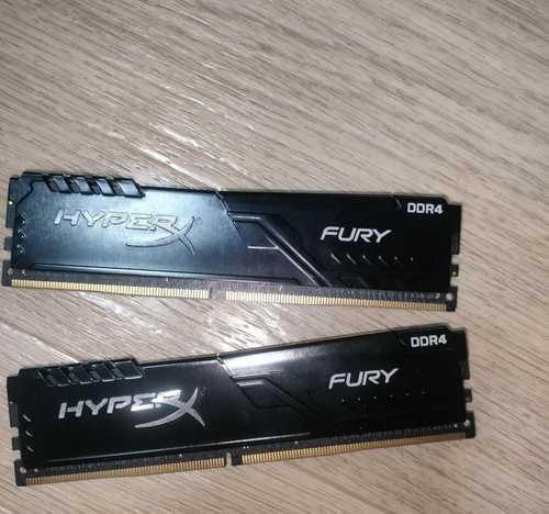 Оперативная память Hyperx fury 8gb 3200 mhz