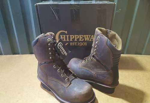 Ботинки chippewa logger,400g,9.5ее,нов из США