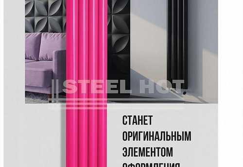 Вертикальный трубчатый радиатор Steel от завода ба