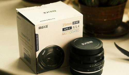 Объектив Meike 35mm F/1.4 для Fujifilm