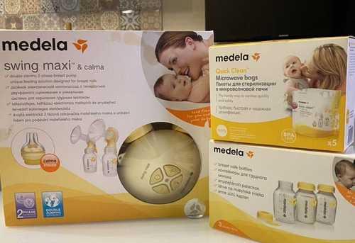 Молокоотсос двойной medela swing maxi