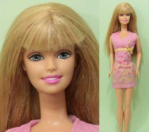 Pretty Flowers Barbie 1999 blonde