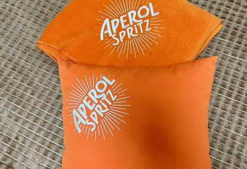 Плед и подушка Aperol Spritz