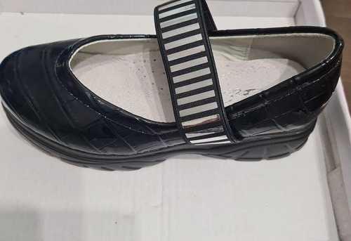 Туфли для девочки 28 размер черные