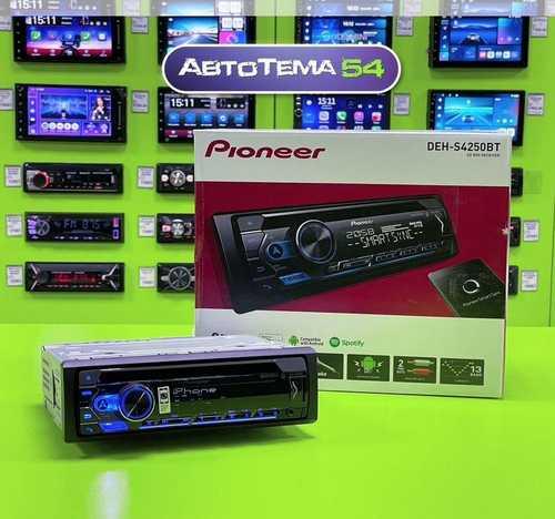 Магнитола 1din Pioneer DEH-S4250BT