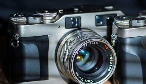 Пленочная камера contax G1 (45mm f/2)