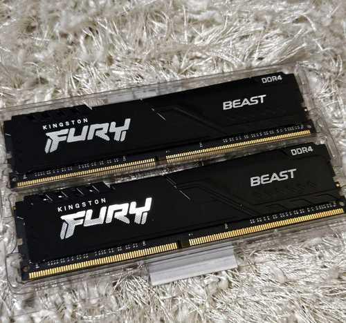 Kingston Fury Beast 32Gb (2x16GB) 3200мгц DDR4