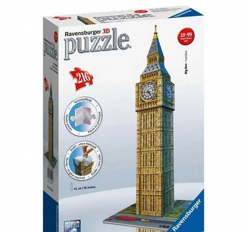 Пазл 3D Ravensburger Биг-Бен 216элементов 12554